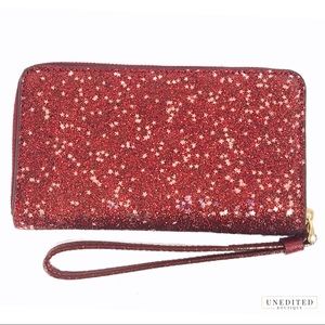 Coach | Bags | Nwt Coach Phone Wallet In Star Glitter | Poshmark